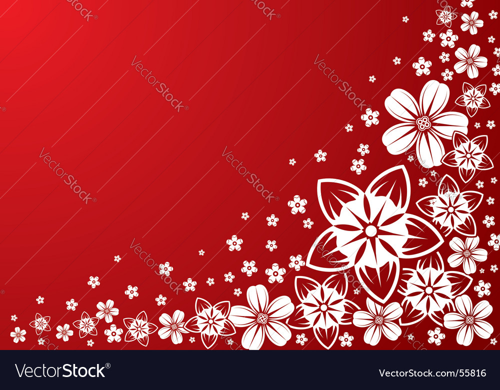 Background flower Royalty Free Vector Image - VectorStock