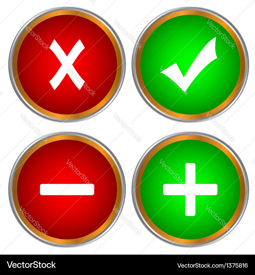 Set of icons Royalty Free Vector Image - VectorStock