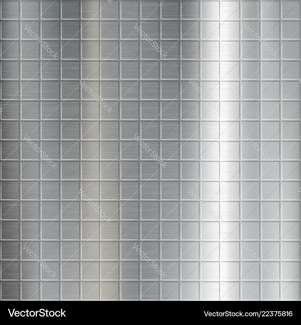Texture of brushed metal with a pattern Royalty Free Vector