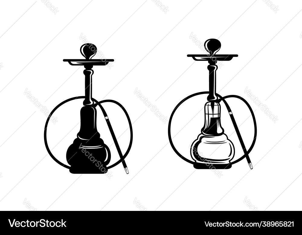 Hookah design Royalty Free Vector Image - VectorStock