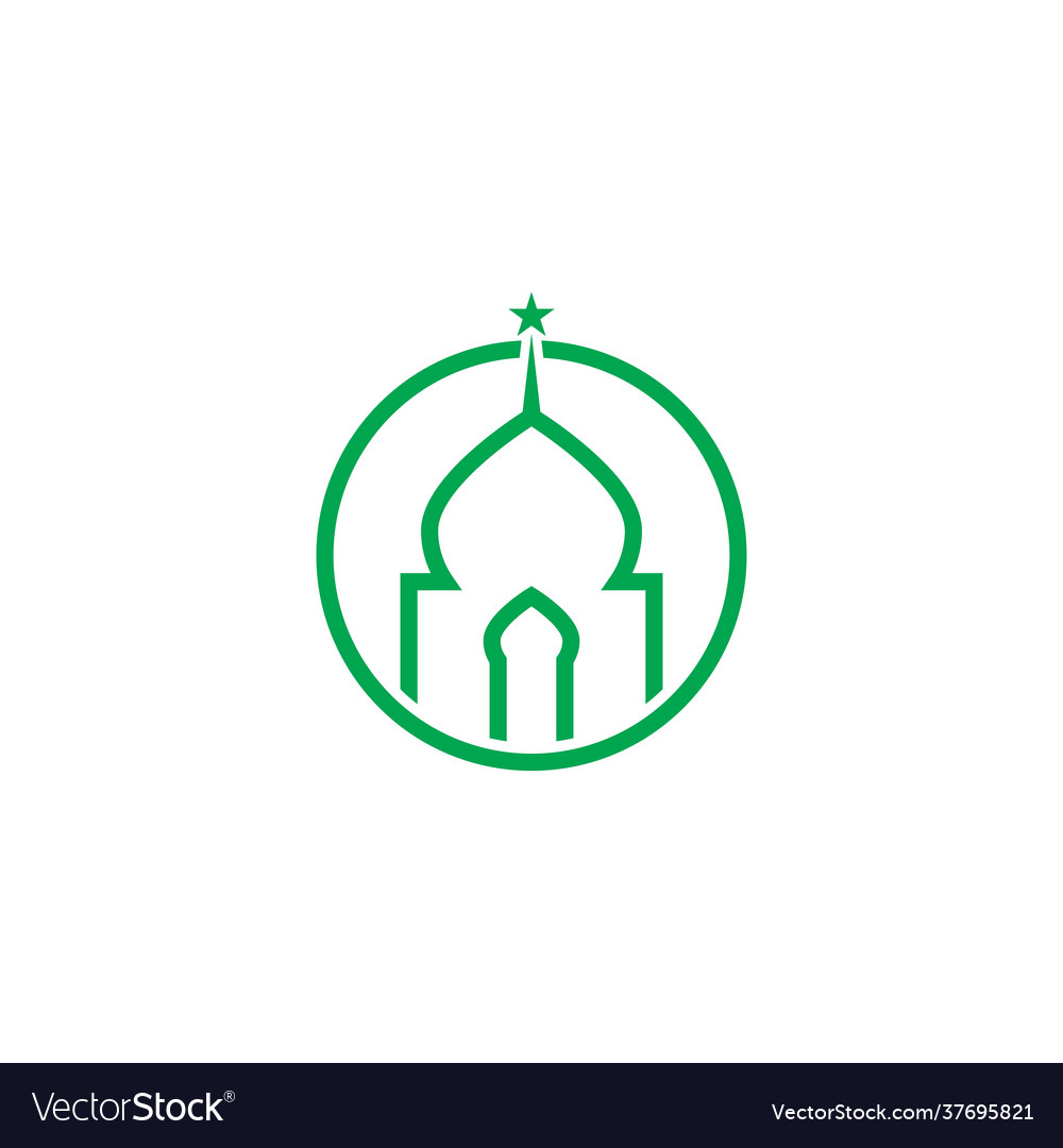 Islamic logo Royalty Free Vector Image - VectorStock