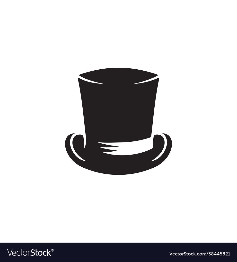 Top hat Royalty Free Vector Image - VectorStock