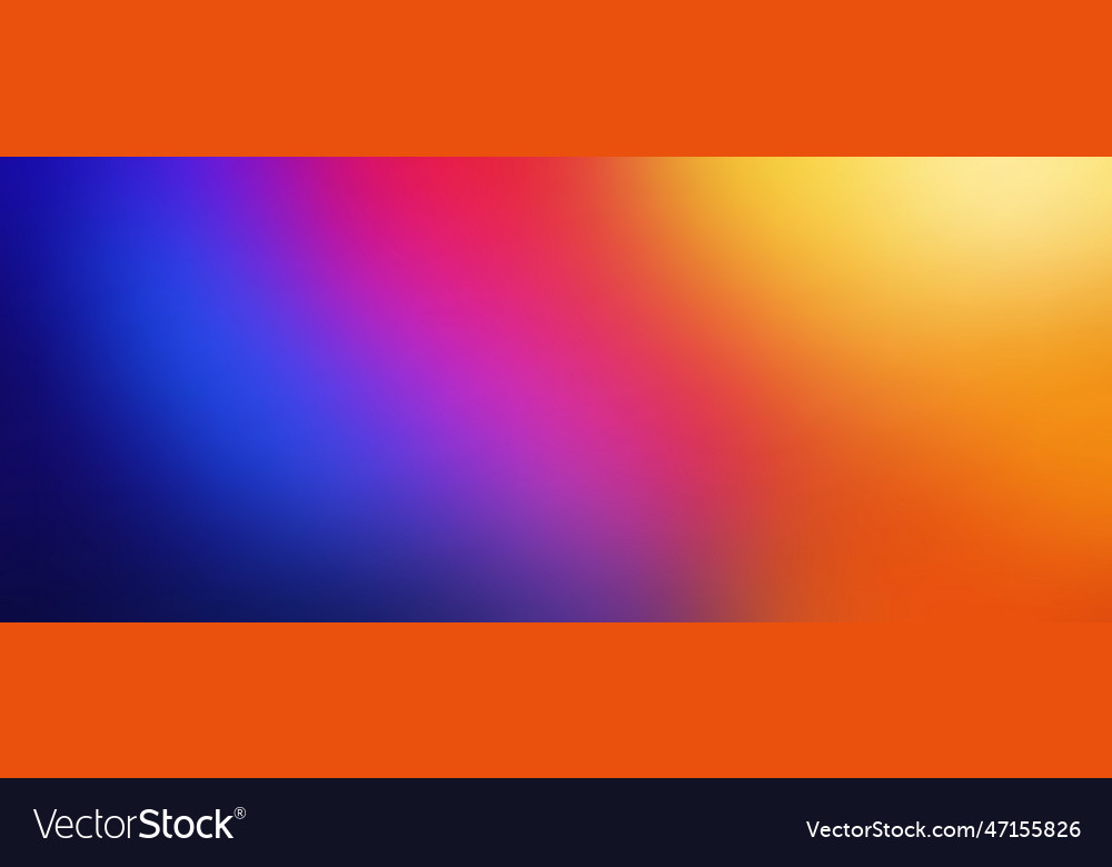 Abstract colorful blurred gradient background Vector Image