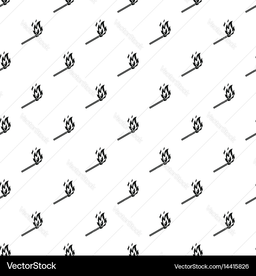 Match flame pattern Royalty Free Vector Image - VectorStock