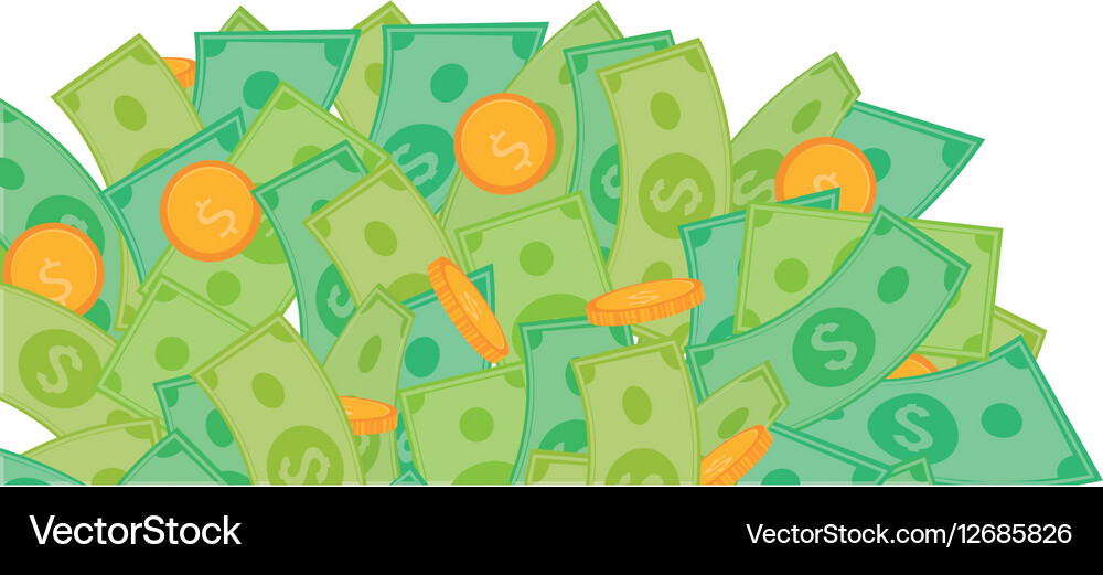 Money cash billets Royalty Free Vector Image - VectorStock