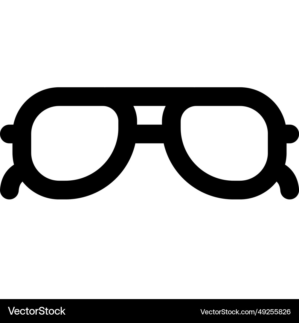 Retro eyewear with classic timeless charm Vector Image