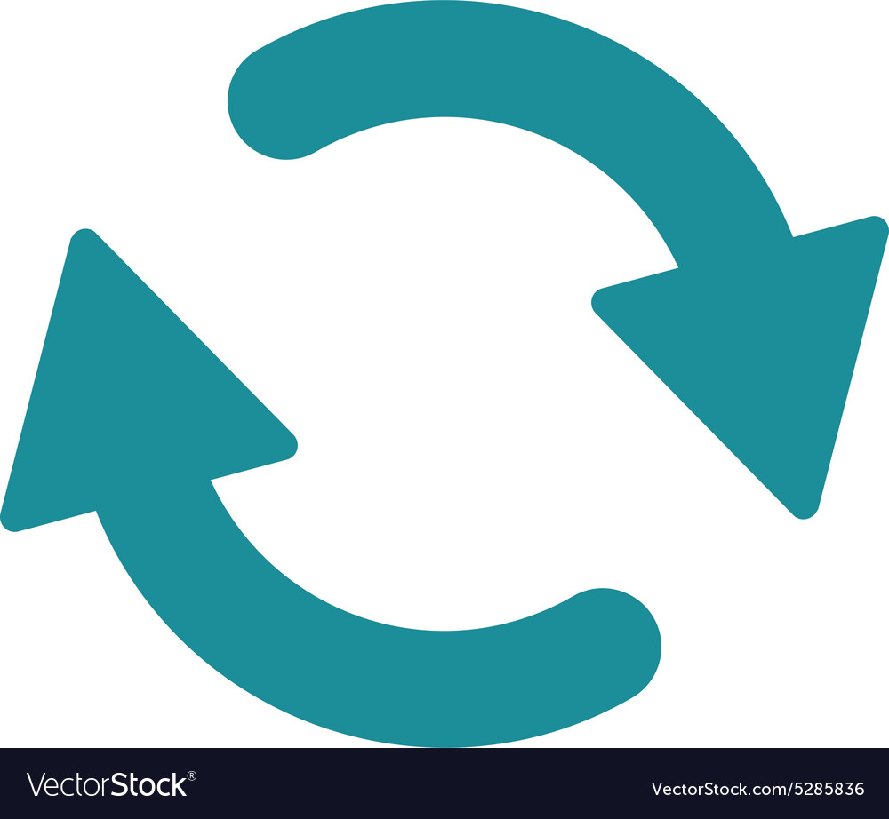 Refresh flat soft blue color icon Royalty Free Vector Image Refresh flat soft blue color icon Royalty Free Vector Image