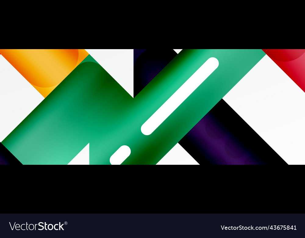 Background Color Abstract Overlapping Stripes Vector Image