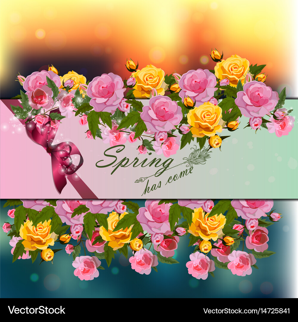Bouquet of roses Royalty Free Vector Image - VectorStock