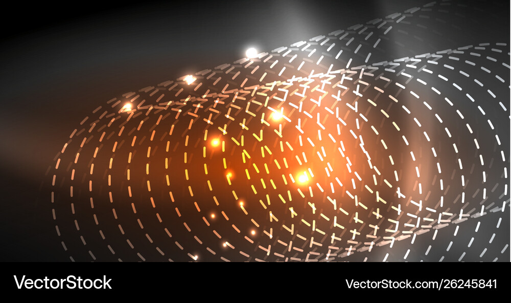 Glowing shiny neon colors with abstract lines Vector Image