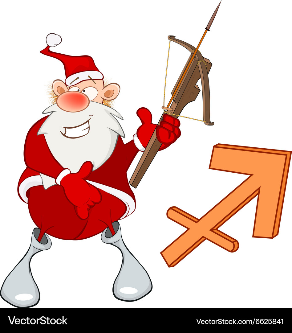 Santa Claus Astrological Sign Royalty Free Vector Image