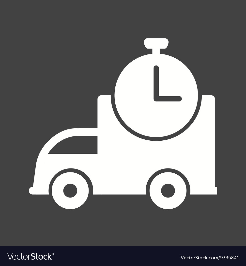 Time based delivery Royalty Free Vector Image - VectorStock