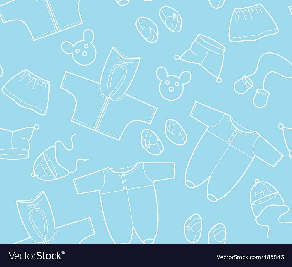 Baby pattern Royalty Free Vector Image - VectorStock