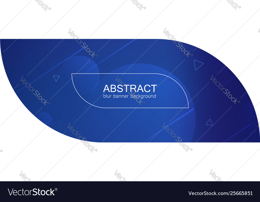 Abstract banner with gradient shapes Royalty Free Vector