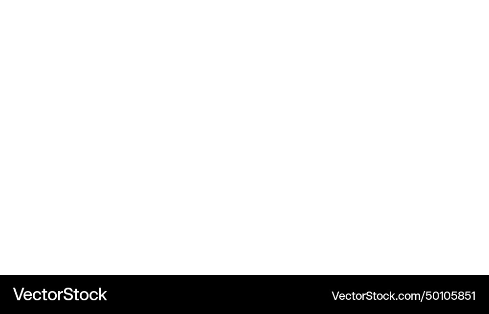 Classic text box template in black line color Vector Image