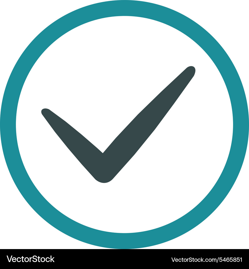 Ok icon from business bicolor set Royalty Free Vector Image
