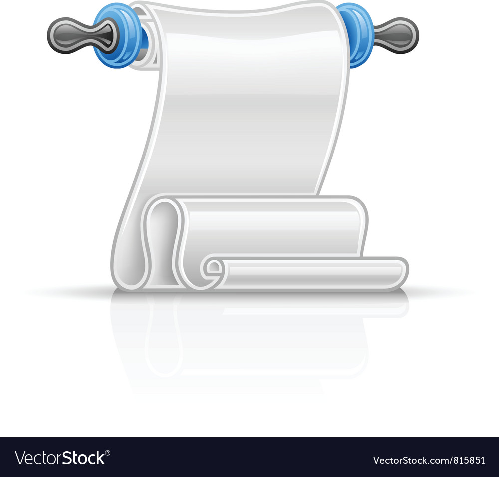 Paper scroll Royalty Free Vector Image - VectorStock