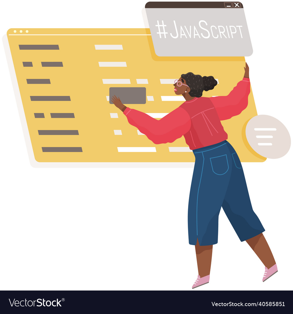 Programmer Engineering And Coding Set Royalty Free Vector 
