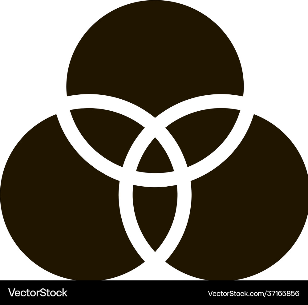 Balance round figures icon glyph Royalty Free Vector Image
