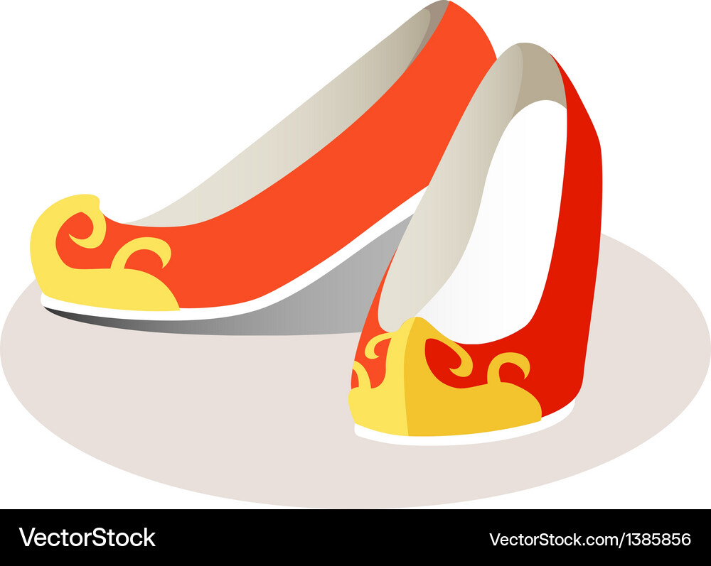 Icon traditional shoes Royalty Free Vector Image