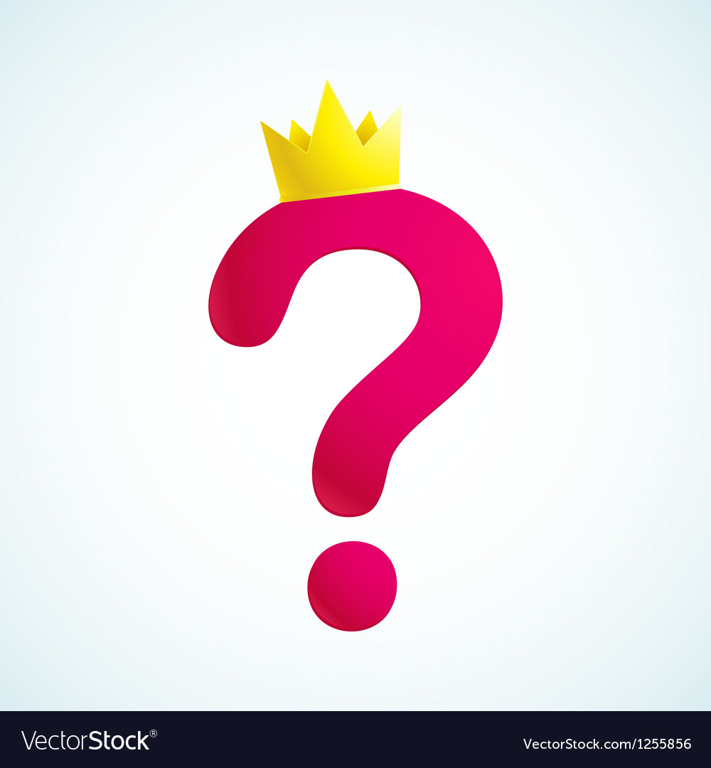 Important question Royalty Free Vector Image - VectorStock