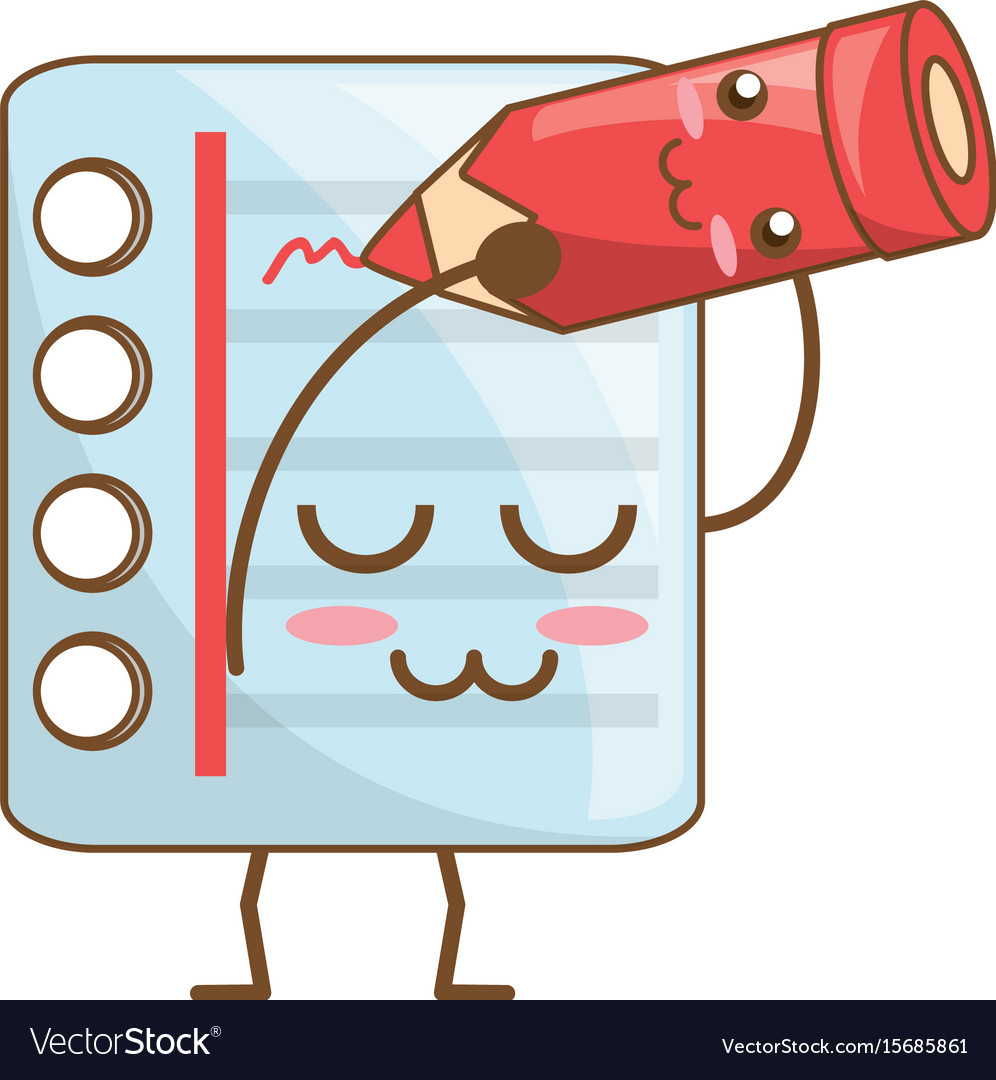 Cute note sheet Royalty Free Vector Image - VectorStock