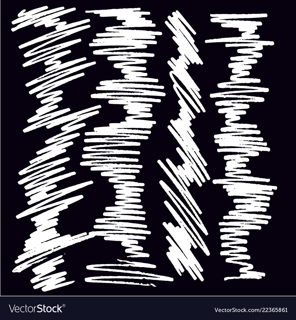 Marker scribbles seamless pattern Royalty Free Vector Image