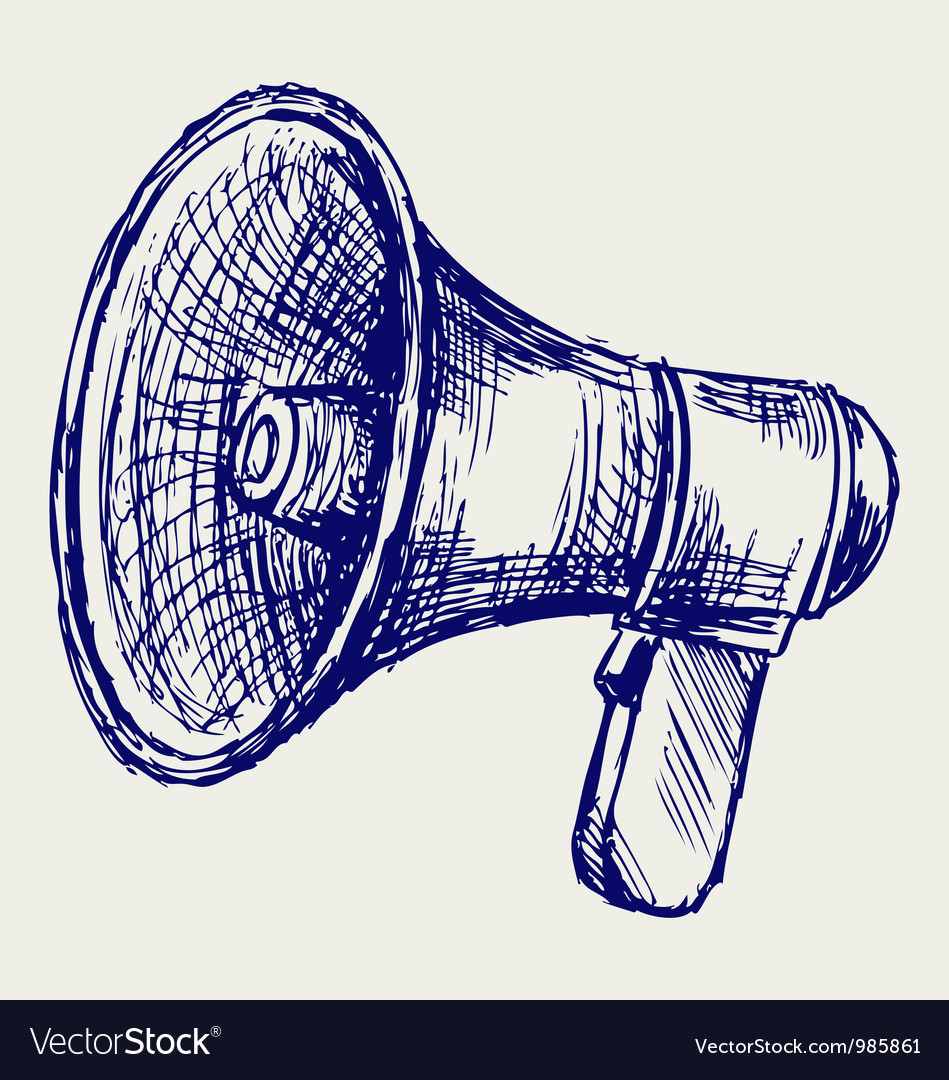 Megaphone Royalty Free Vector Image - VectorStock Megaphone Royalty Free Vector Image - VectorStock