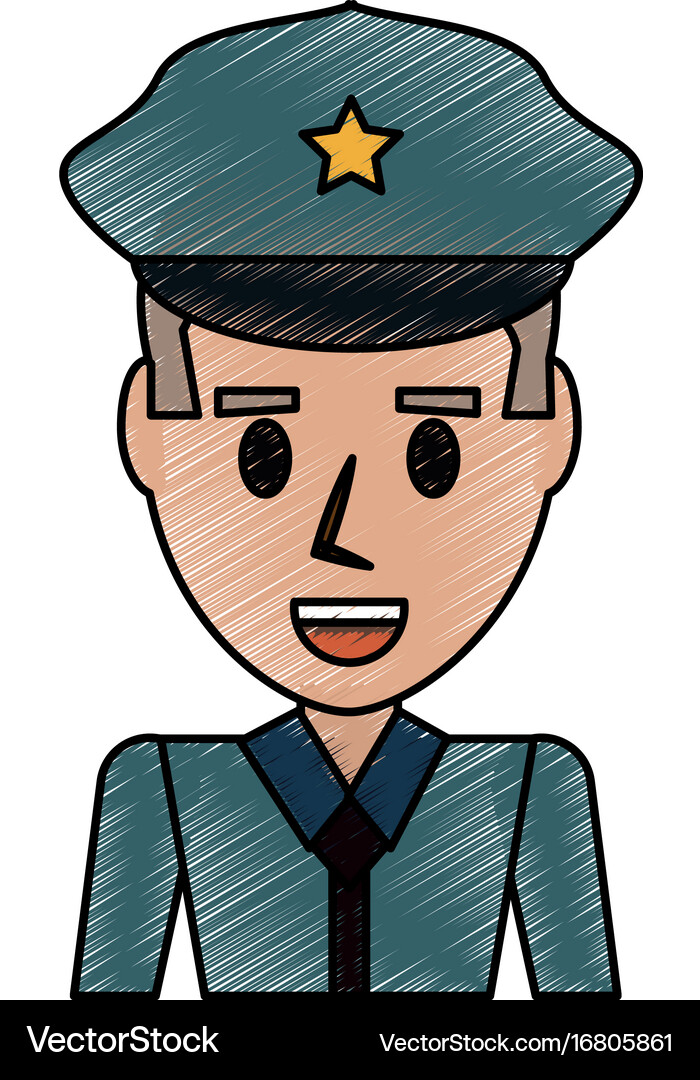 Police officer cartoon Royalty Free Vector Image