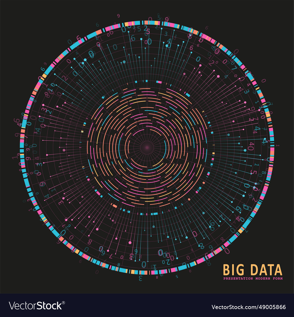 Abstract Infographics Visualization Royalty Free Vector