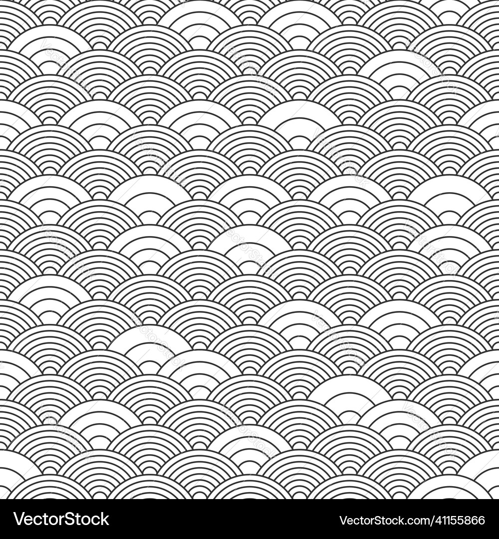 Japanese Wave Pattern Royalty Free Vector Image