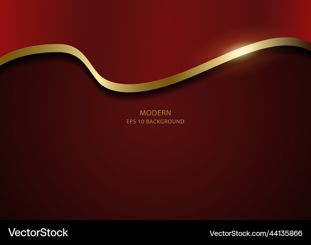 Luxurious abstract waving red cloth background Vector Image