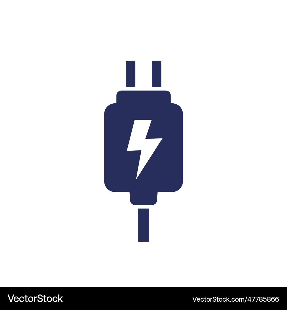 Mobile charger icon sign Royalty Free Vector Image