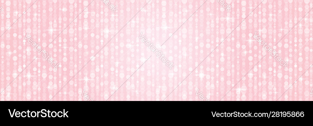 Pink banner for holidays or disco background Vector Image
