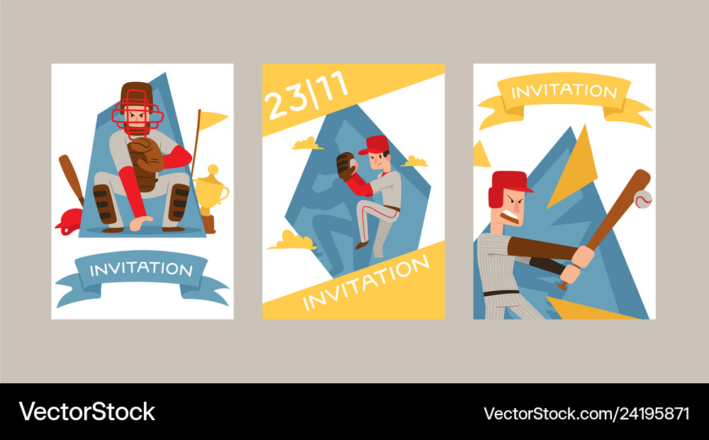 Baseball people player man character Royalty Free Vector