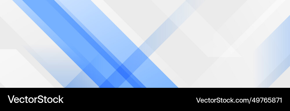 Blue and gray diagonal line footer design Vector Image