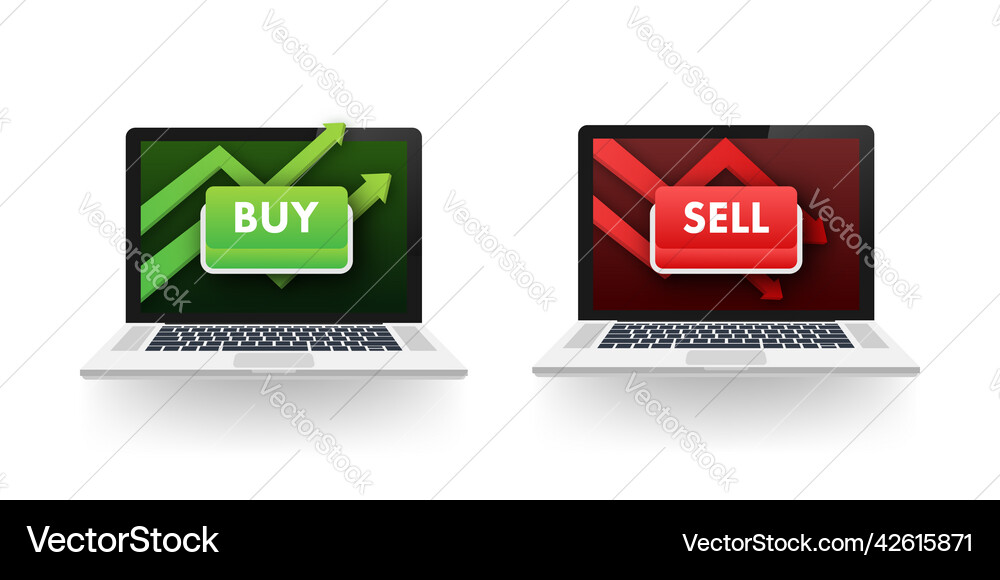 Buy sell button great design for any purposes Vector Image