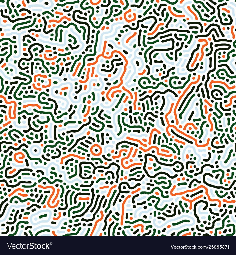 Diffusion reaction seamless pattern black Vector Image Diffusion reaction seamless pattern black Vector Image
