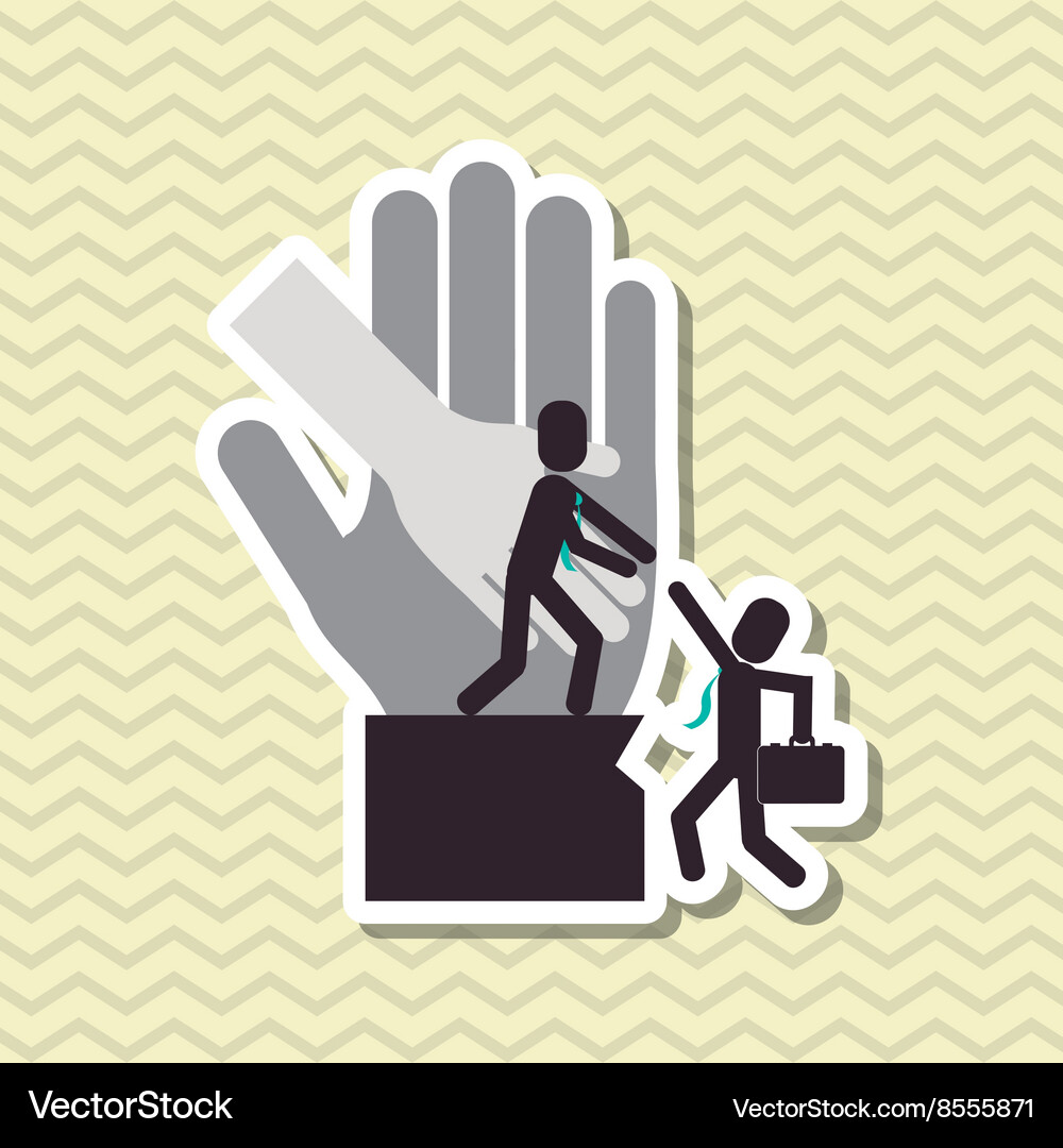 Help and support editable Royalty Free Vector Image