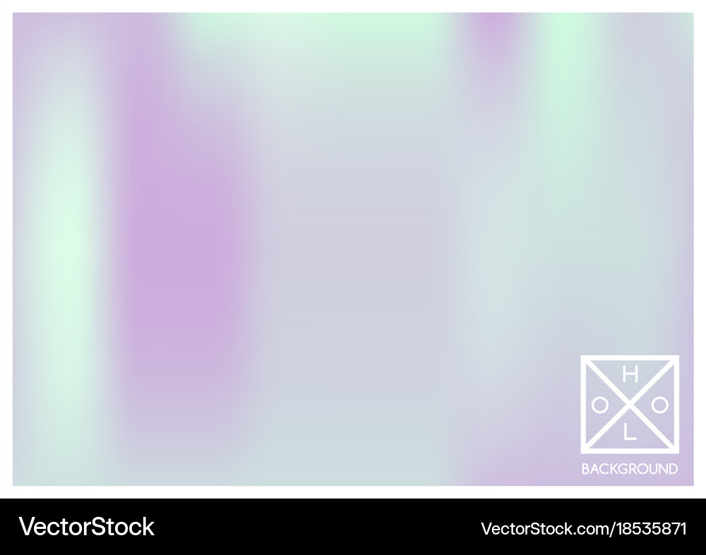 Holographic background holo sparkly cover Vector Image