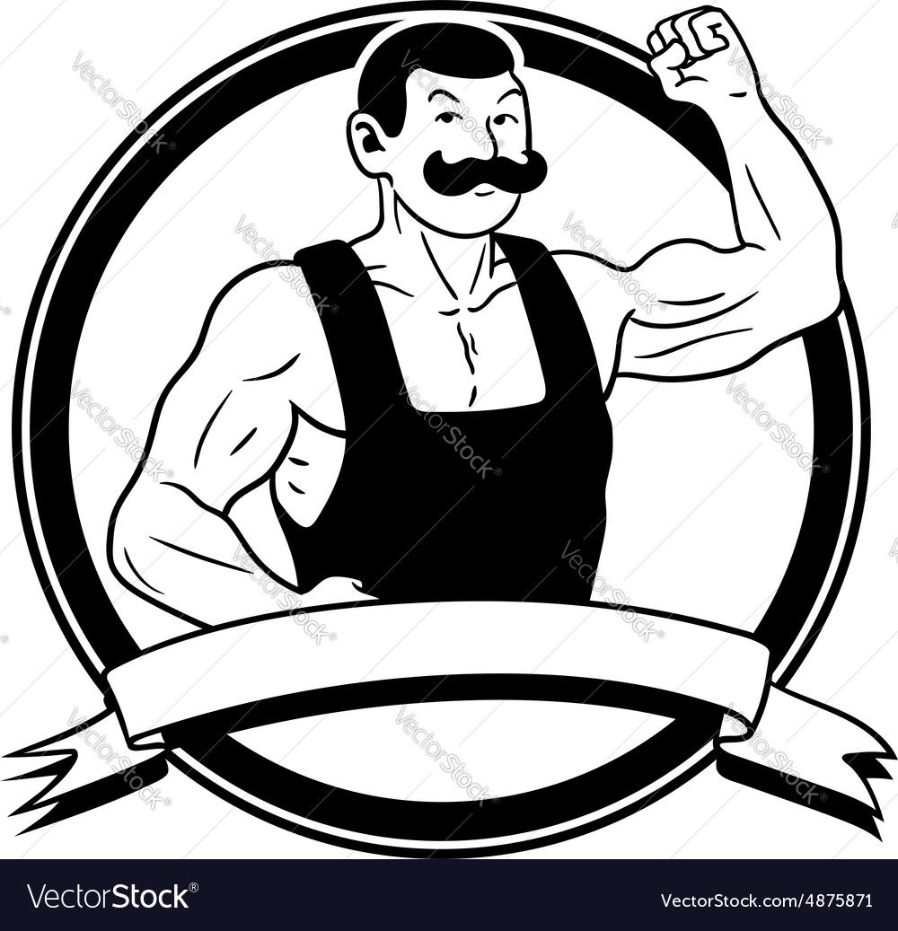 Strongman Royalty Free Vector Image - VectorStock
