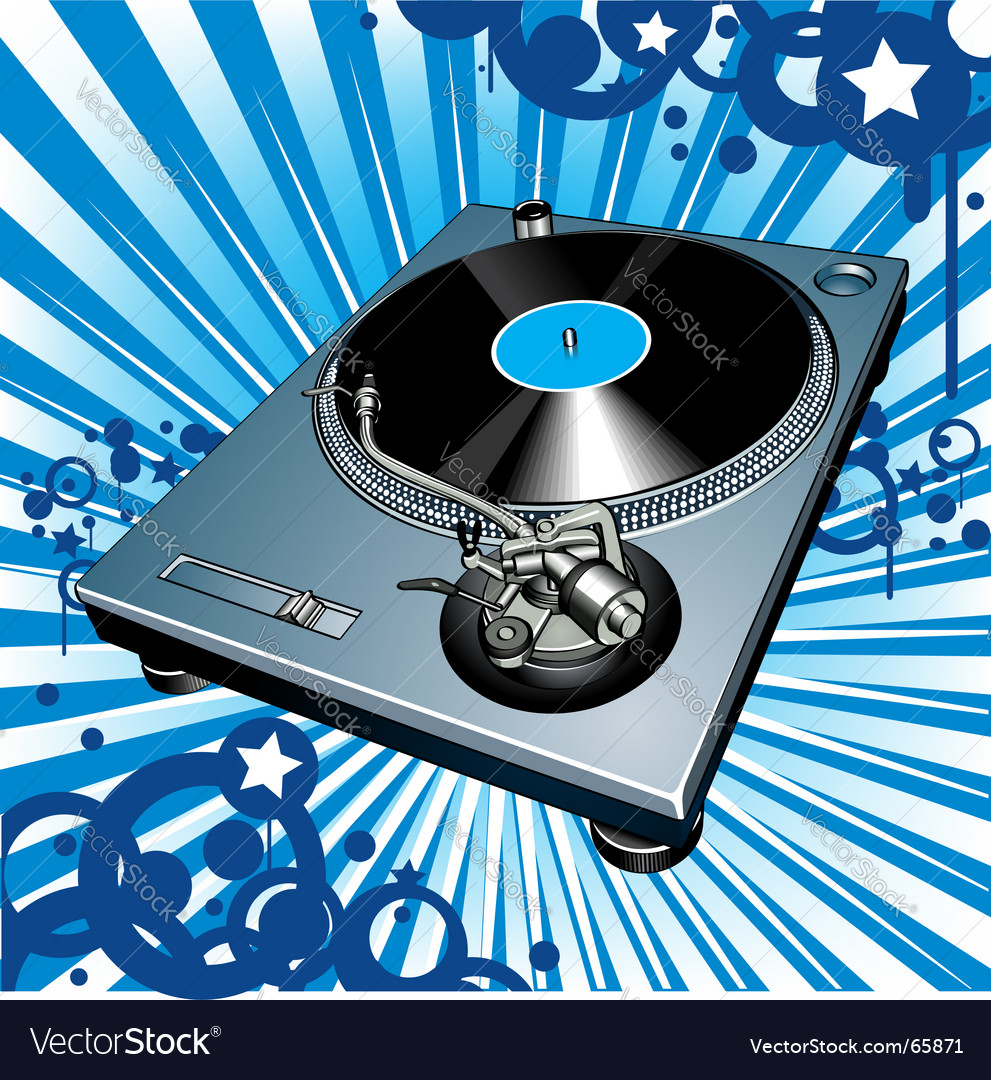 Turntable Royalty Free Vector Image - VectorStock