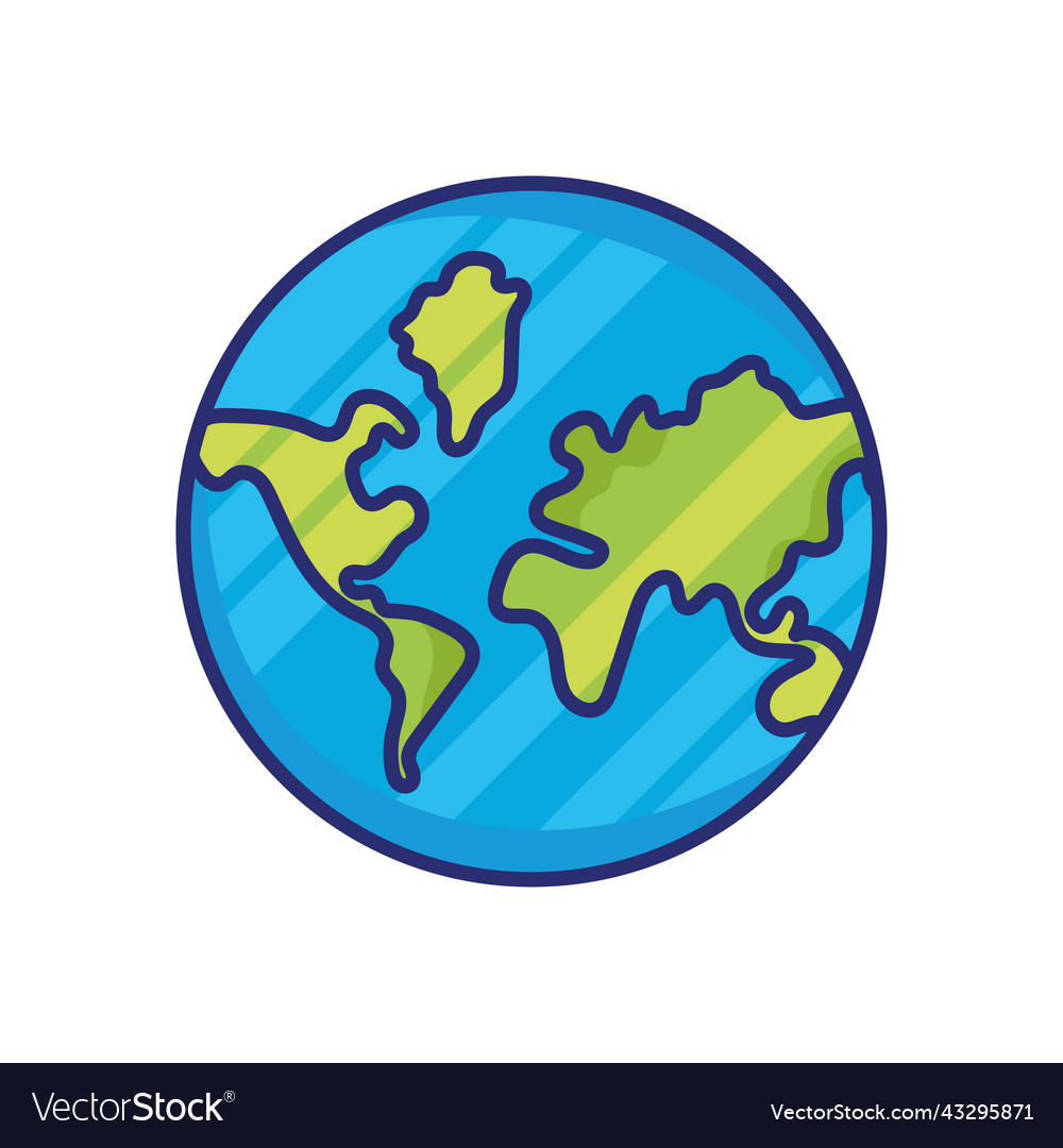 World planet earth Royalty Free Vector Image - VectorStock