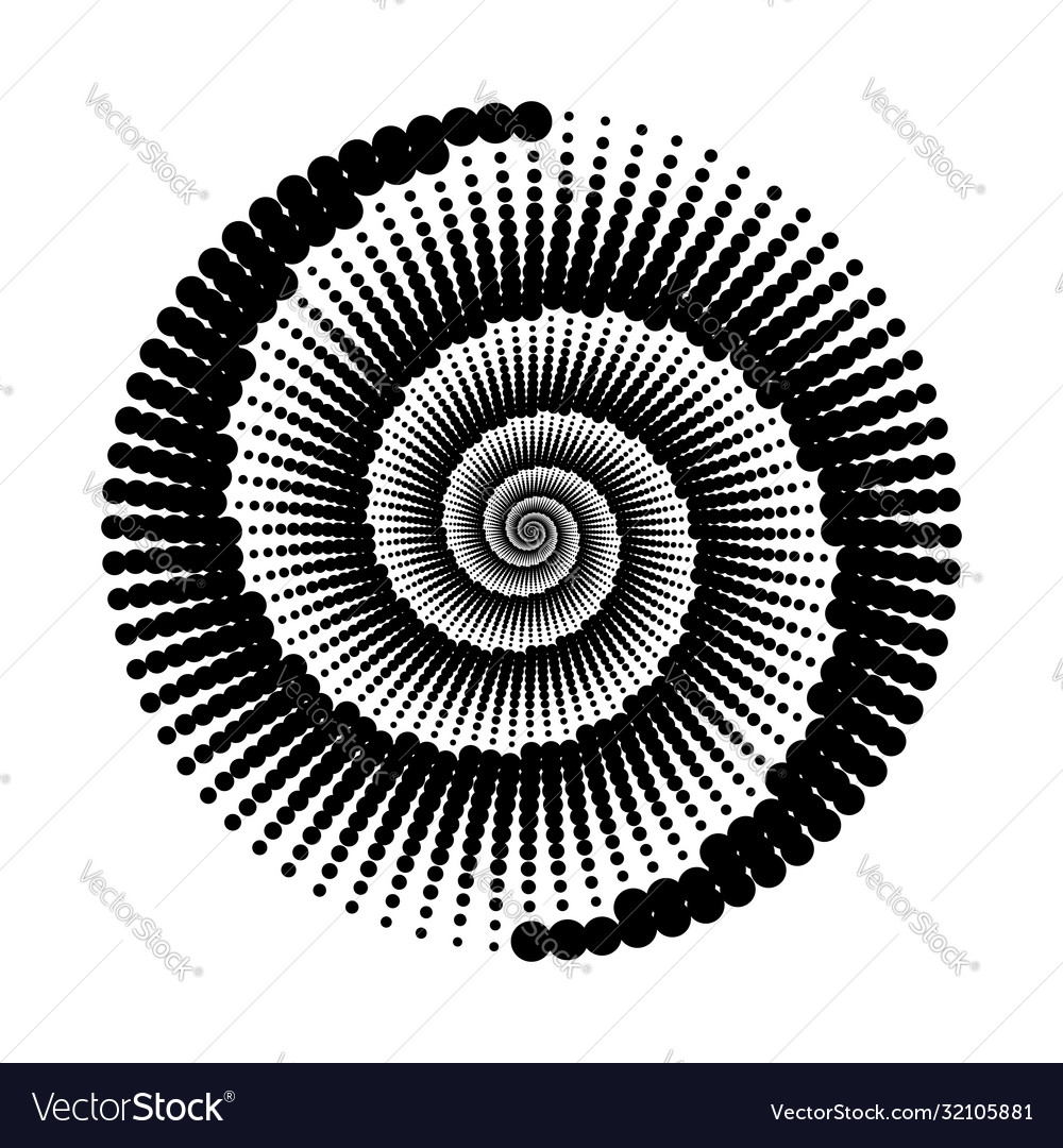 Design spiral dots backdrop Royalty Free Vector Image Design spiral dots backdrop Royalty Free Vector Image