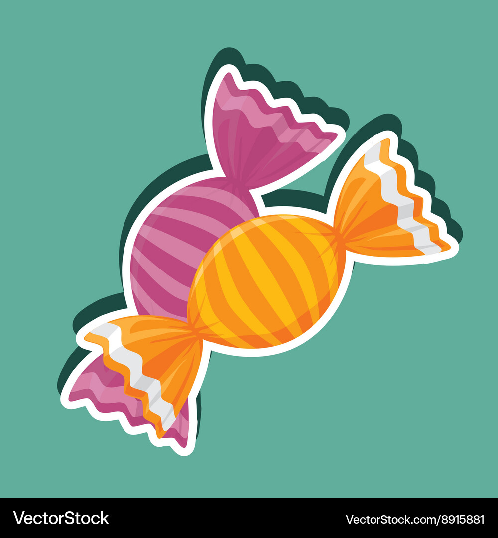 Sweet candies design Royalty Free Vector Image