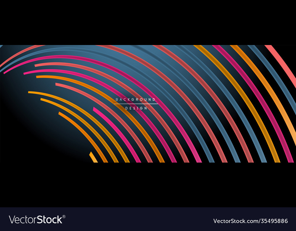 Abstract colorful lines background Royalty Free Vector Image