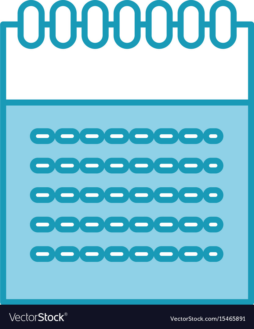 Calendar dates commitments Royalty Free Vector Image