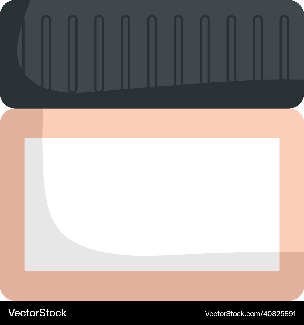 Cream pot cosmetic product Royalty Free Vector Image