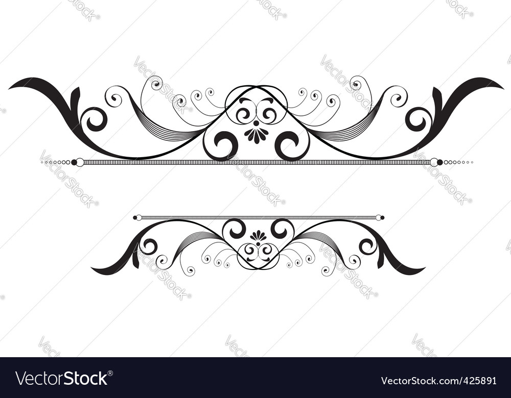 Design elements Royalty Free Vector Image - VectorStock