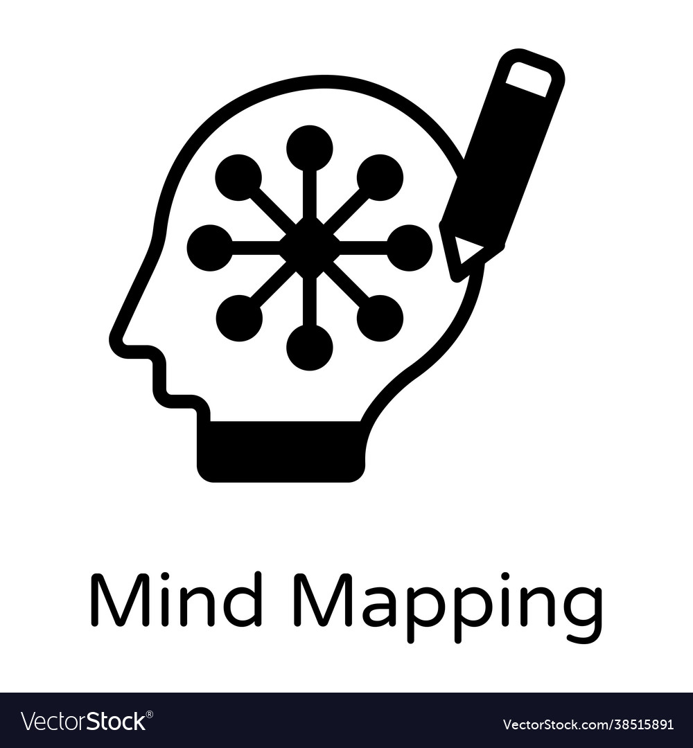 Mind mapping Royalty Free Vector Image - VectorStock